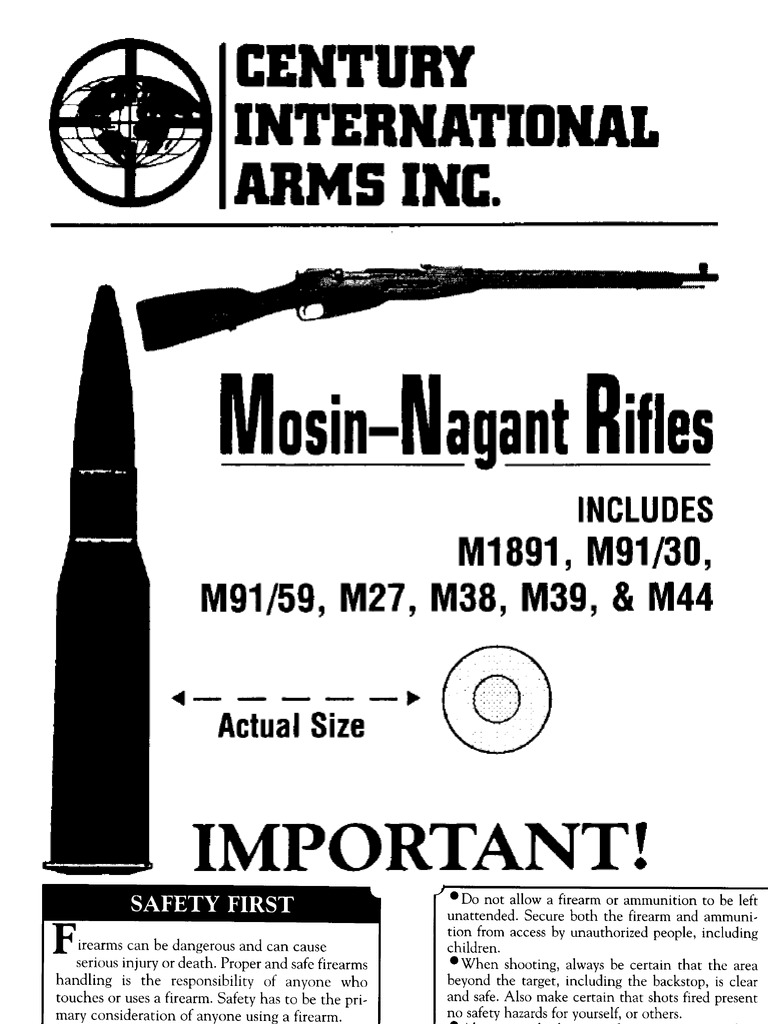 Mosin Nagant Manual | PDF