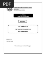 Life Sciences P2 Grade 12 2025 | PDF