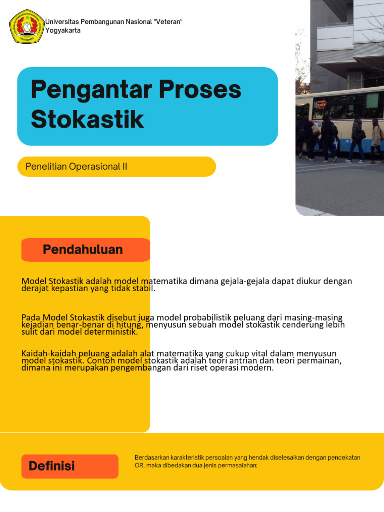 Model Stokastik dan Peluang dalam Matematika | PDF