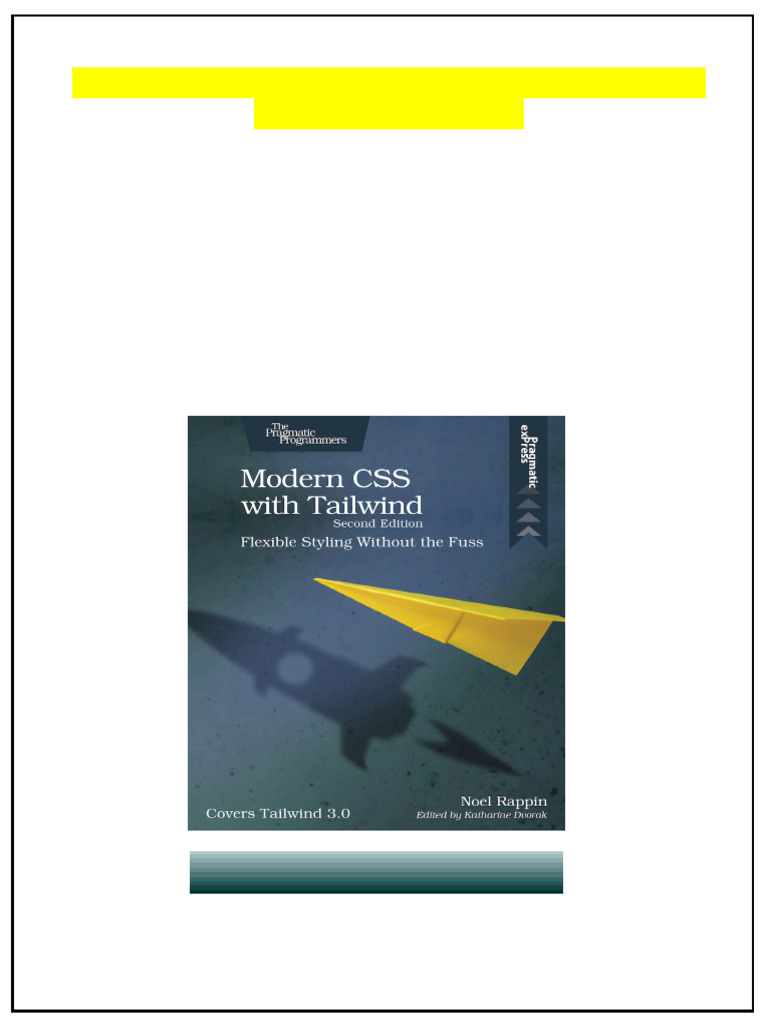 Modern CSS with Tailwind Second Edition beta Noel Rappin full | PDF | Books | Software Engineering