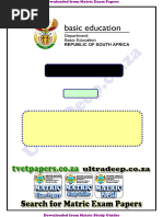 Setswana GR 11 HL Paper 1 | PDF | Languages Of Africa | Southern Africa