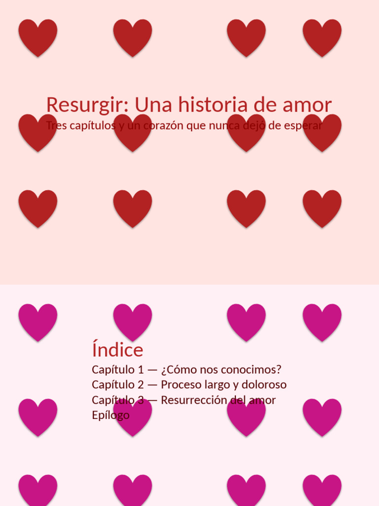 Historia de Amor Fondos Corazones | PDF