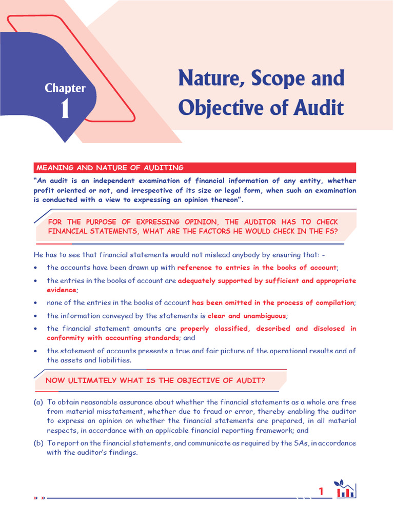 Nature and Objectives of Auditing | PDF | Audit | Internal Control