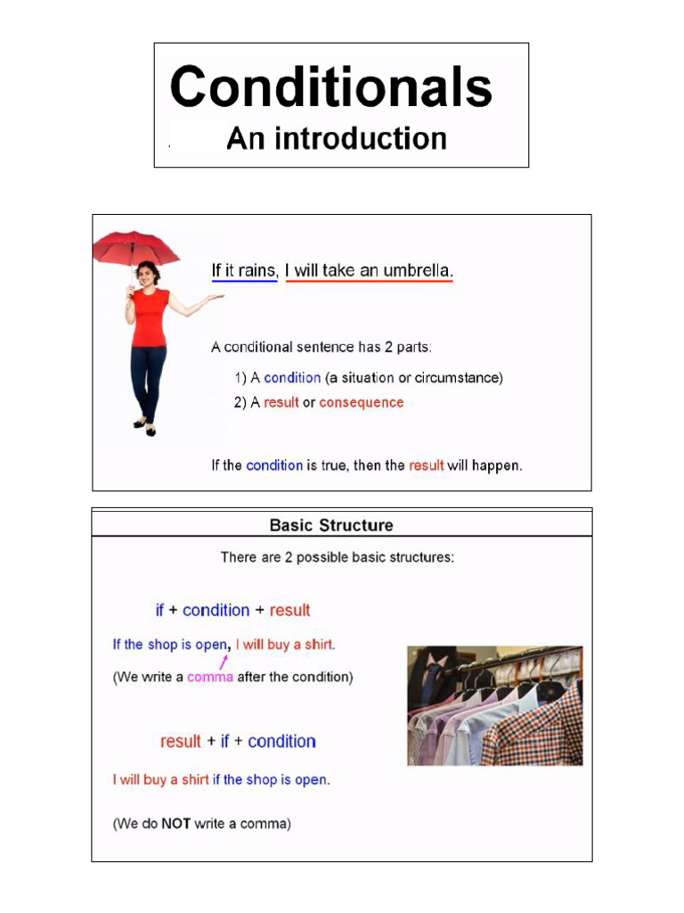 Conditional Intro Pdf