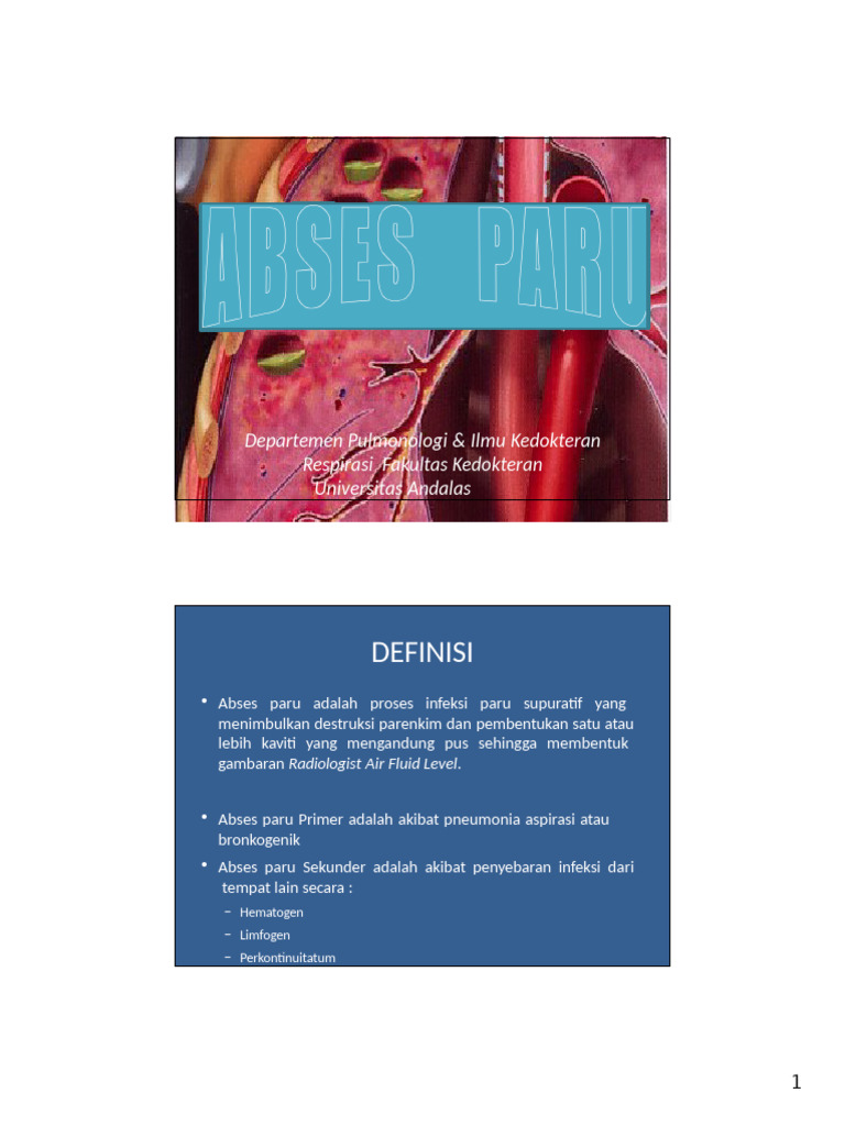 Abses Paru | PDF