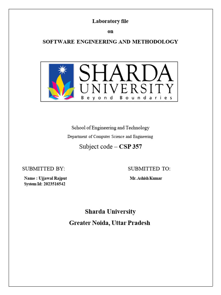 Software Engineering Lab Report SRS | PDF | Software Testing | Systems ...