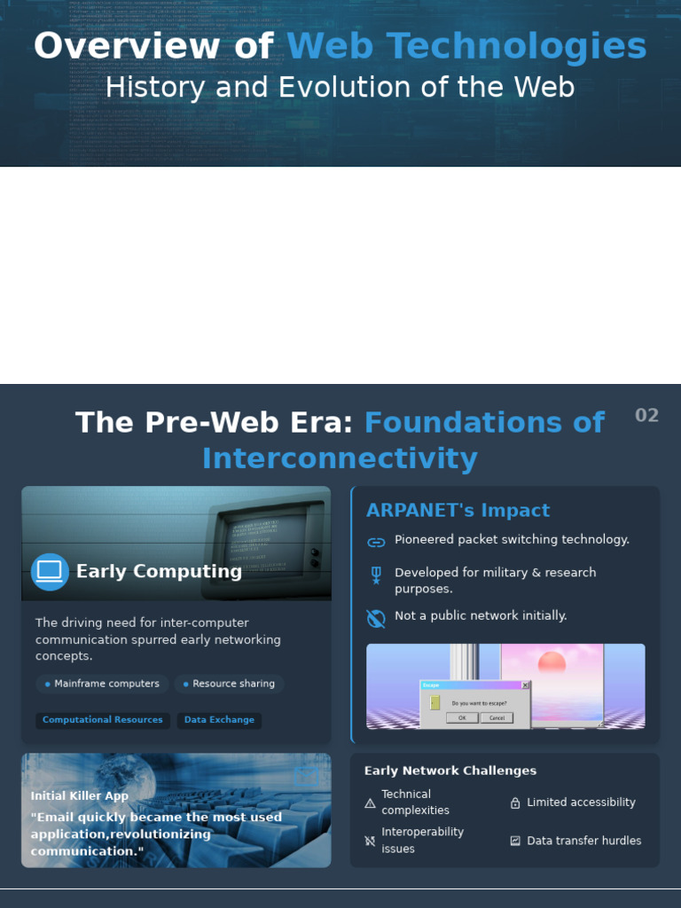 Introduction To Web Technologies | PDF | World Wide Web | Internet & Web