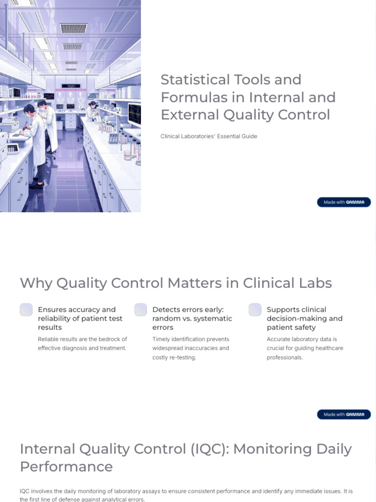 Distinguishing Trend vs. Shift in QC | PDF | Standard Deviation ...