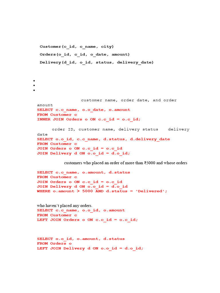 Assignment On SQL Joins Solution | PDF | Chess Openings | Databases