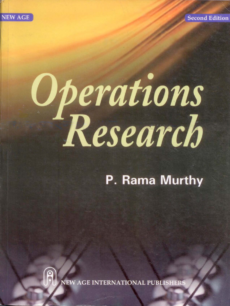 EME-601 Operation Research | PDF | Operations Research | Decision Making