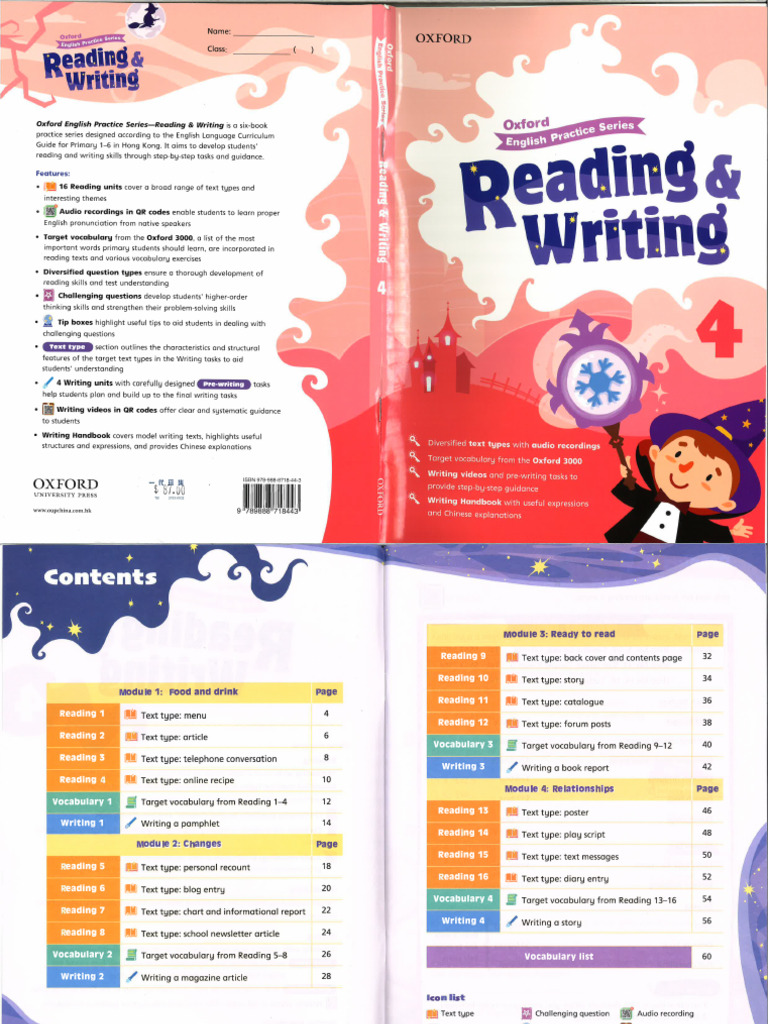 Oxford Reading Writing 4 | PDF