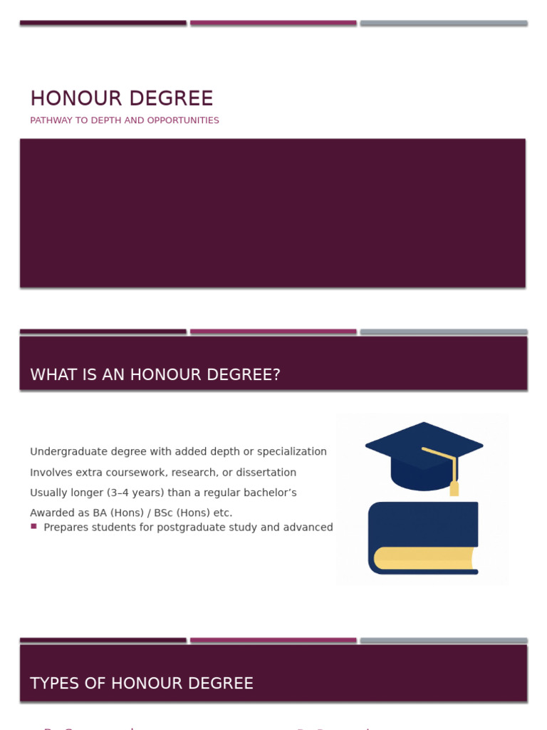 Understanding Honour Degrees and Benefits | PDF