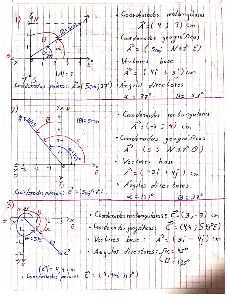 Carlos Moreta Graficas de Vectores | PDF