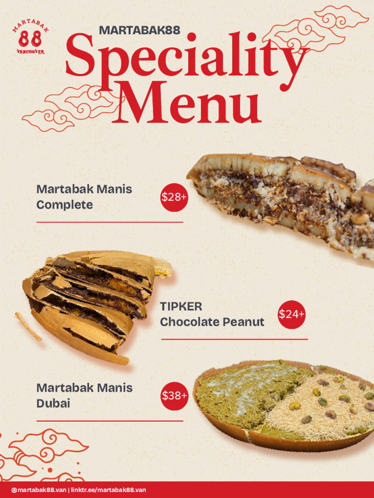 Martabak88 Menu Redesign | PDF | Cuisine | Foods