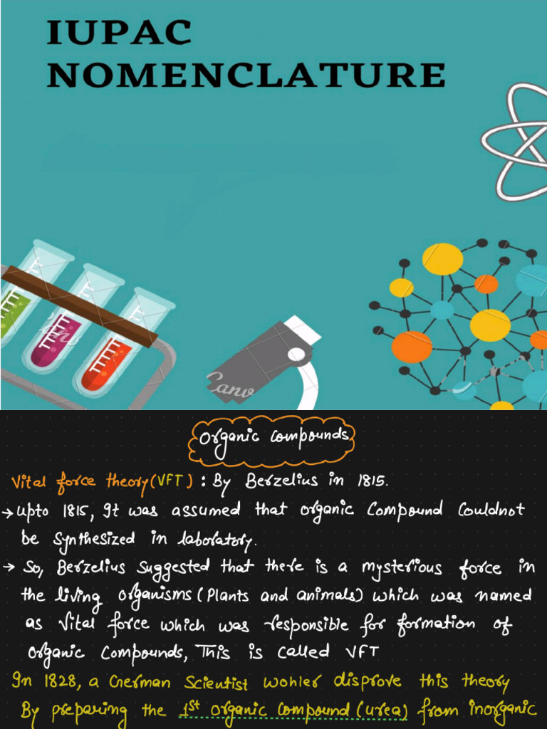 IUPAC Nomenclature of Organic Compounds | PDF
