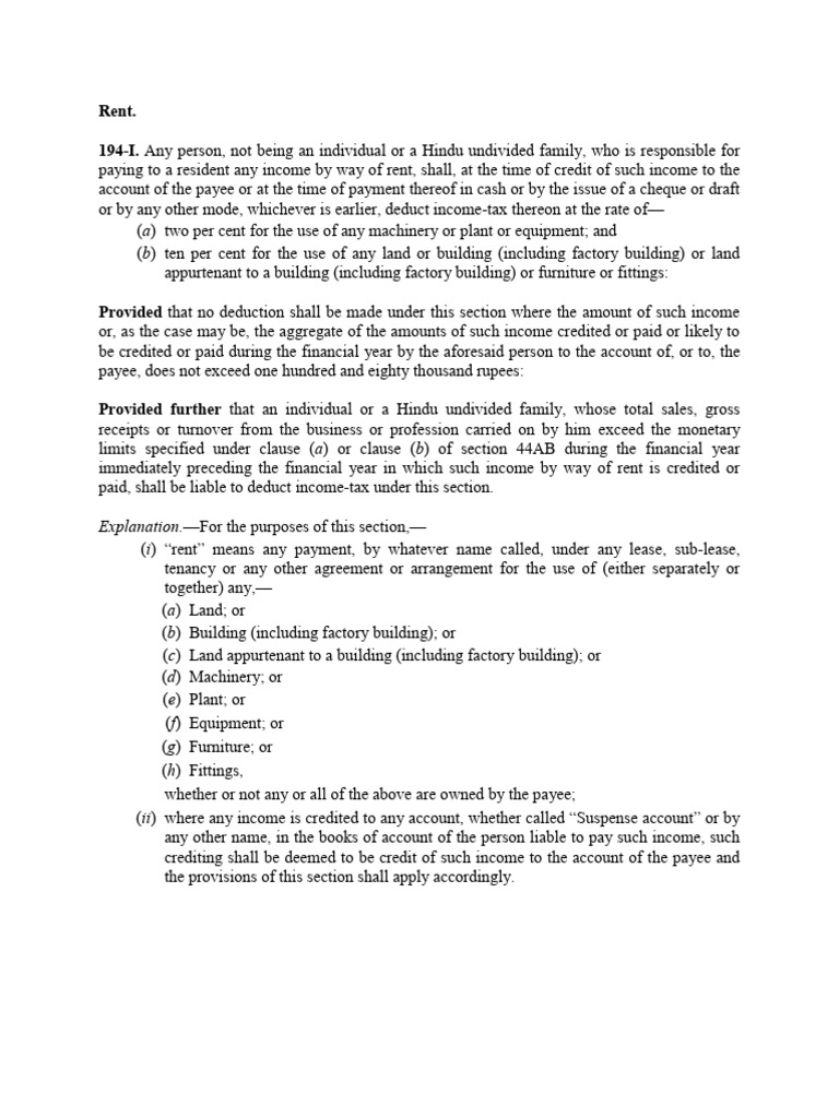 Section 194 I | PDF