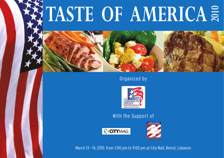 Taste of America Flyer 2010 | PDF