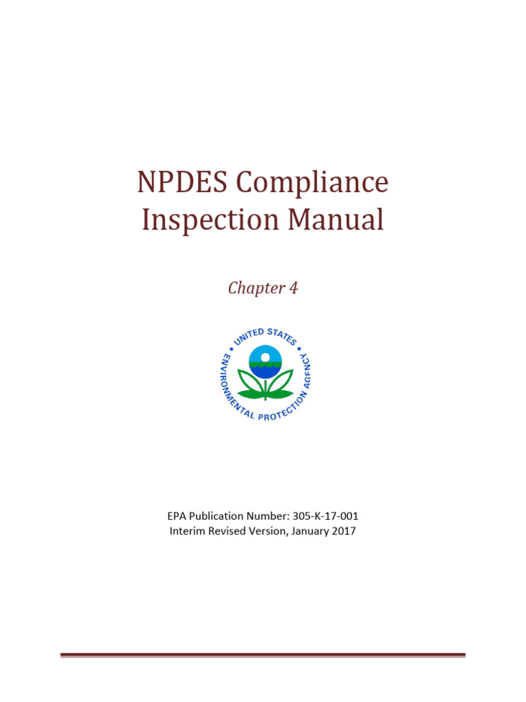 NPDES Wastewater Treatment Inspection Guide | PDF | Sewage Treatment ...