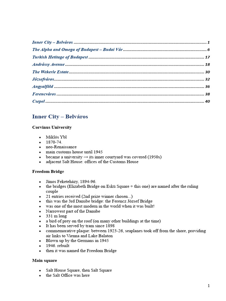 Budapest in The 20th Century - Lecture Notes | PDF | Ottoman Empire ...
