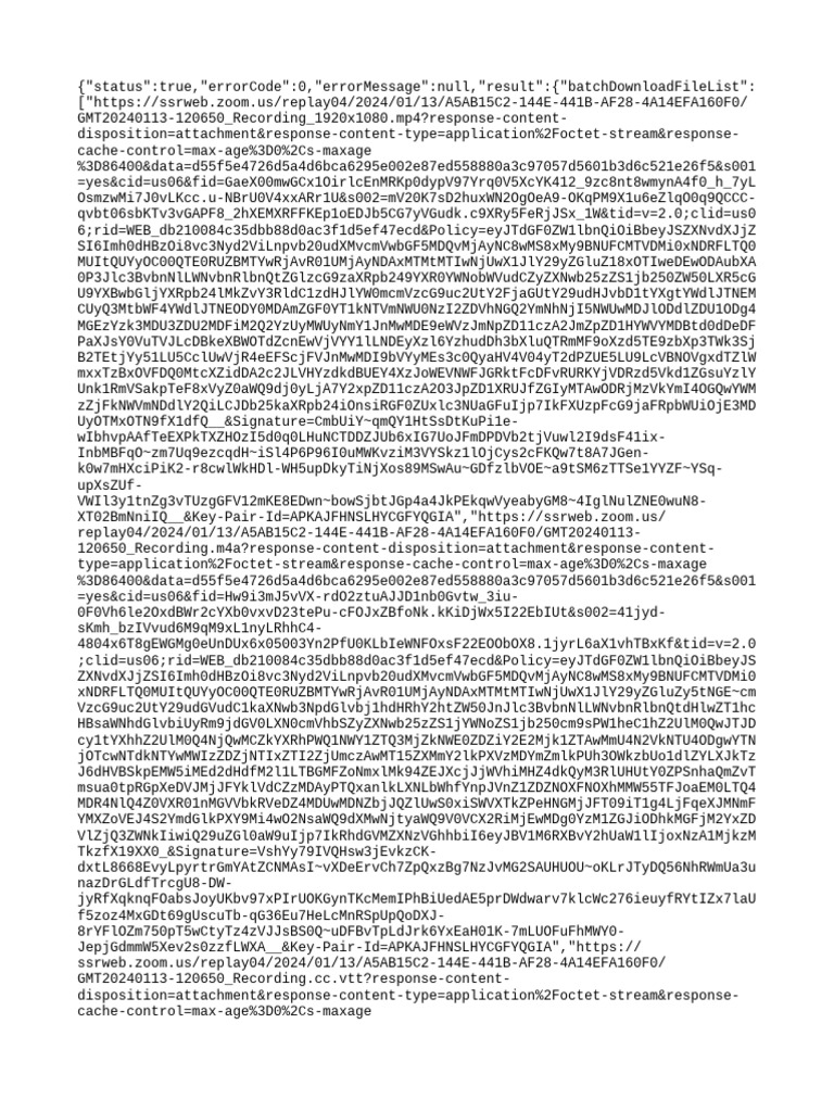 Zoom Recording and Transcripts Download | PDF