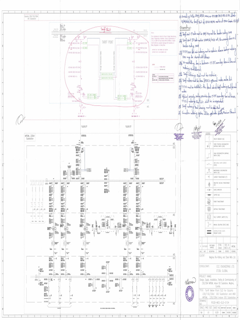 Revised Approved Drawing of Tariff Metering System | PDF