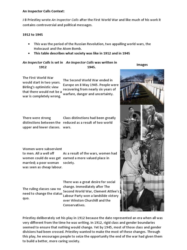 An Inspector Calls | PDF