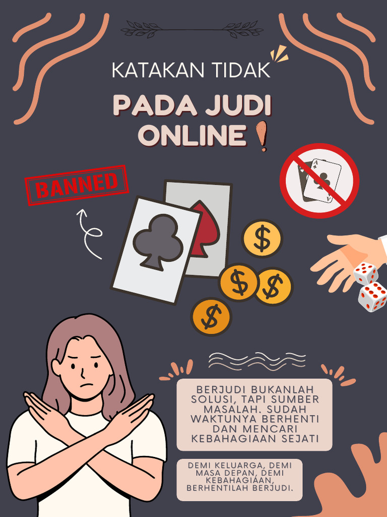Poster Anti Judi dan Pinjol | PDF
