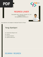 Koefisien Determinasi R Square Dalam Analisis Regresi Linear | PDF