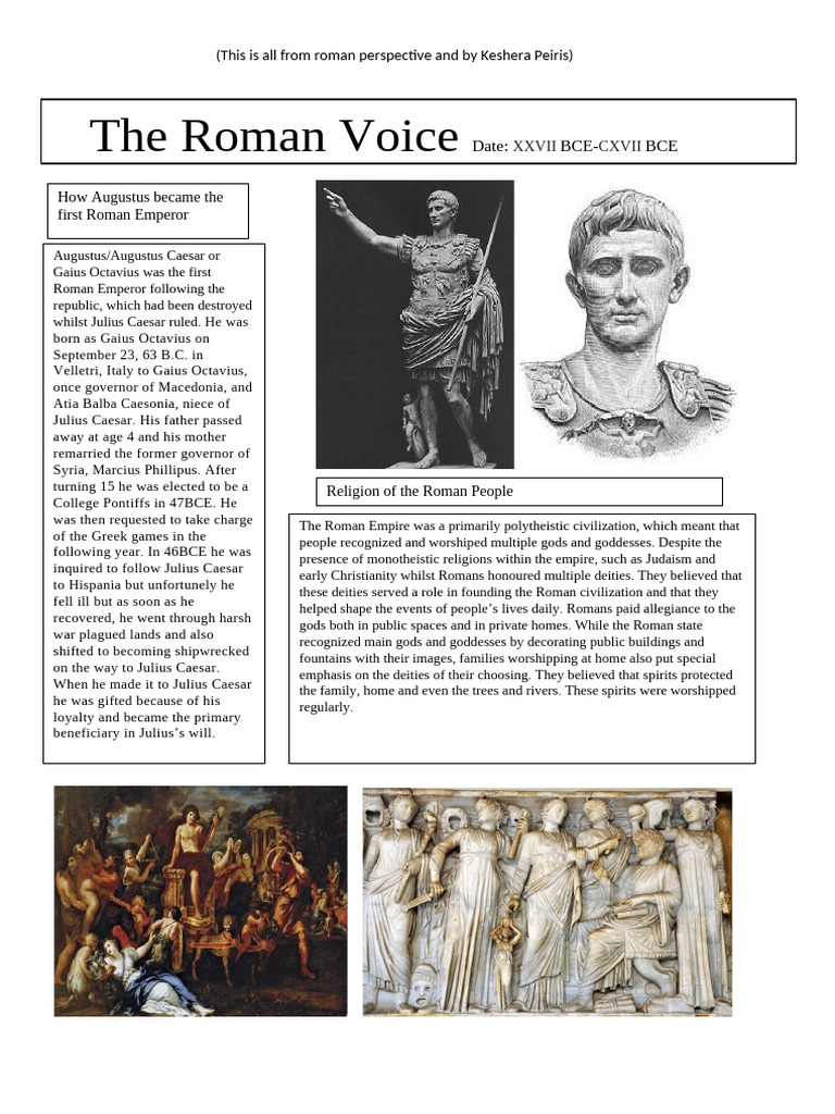 Roman Newspapers: Acta Diurna Insights | PDF | Pompeii | Roman Empire