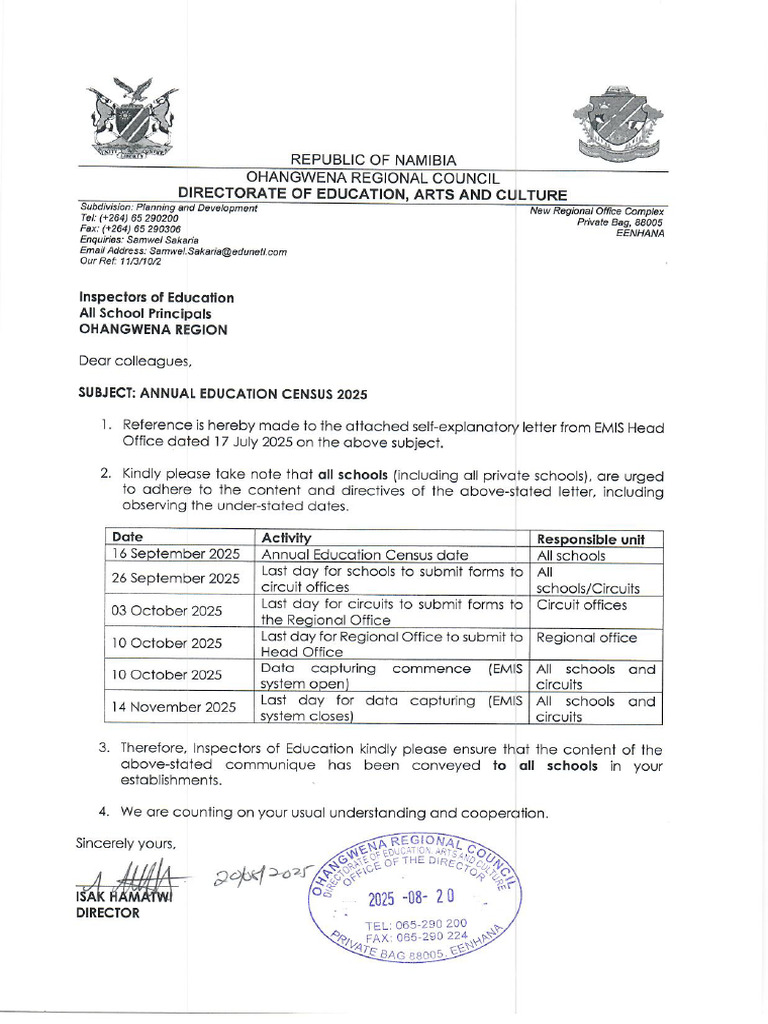 Annual Education Census 2025 | PDF