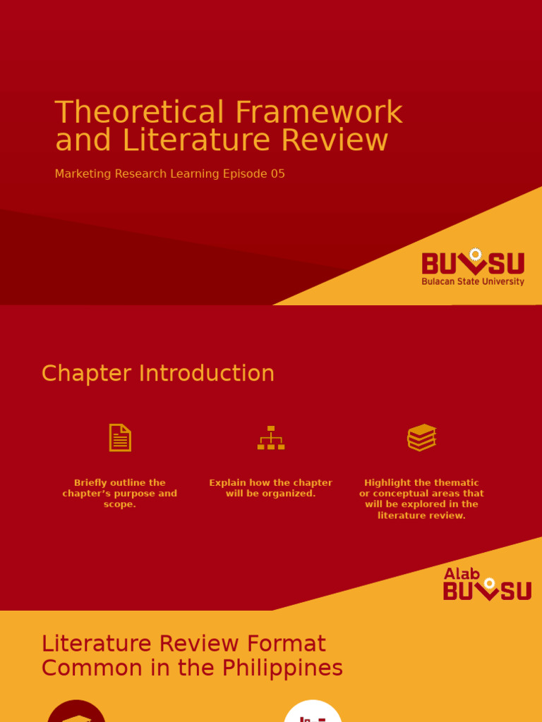 Marketing Research Learning Episode 05 - Theoretical Framework and ...