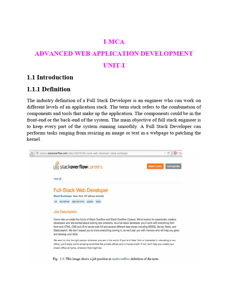 Unit 1 | PDF | Angular Js | World Wide Web