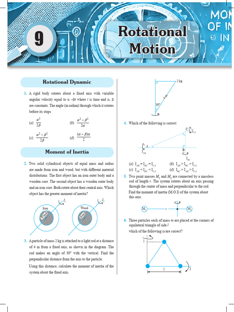Understanding Moment of Inertia Concepts | PDF | Rotation Around A ...