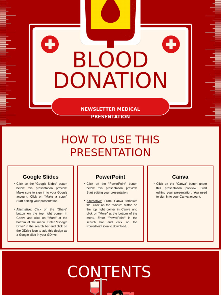 Blood Donation Presentation | PDF | Software