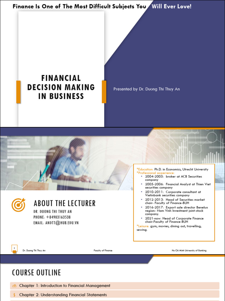 Financial Decision Making in Business | PDF | Partnership | Capital ...