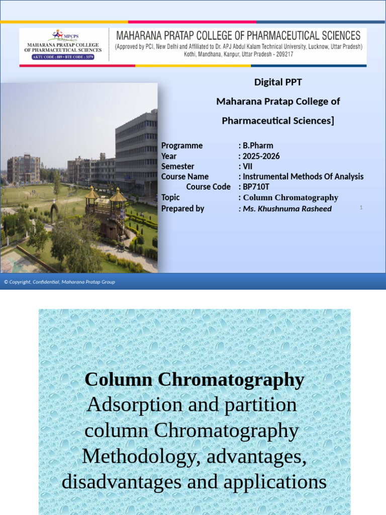 Column Chromatography Overview and Methods | PDF | Chromatography ...