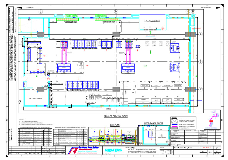 Equipment Layout of Ritwik Ghatak (AS BUILT) | PDF
