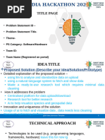SIH 2025 Sample Template Sneha Deshmukh | PDF | Enterprise Resource ...