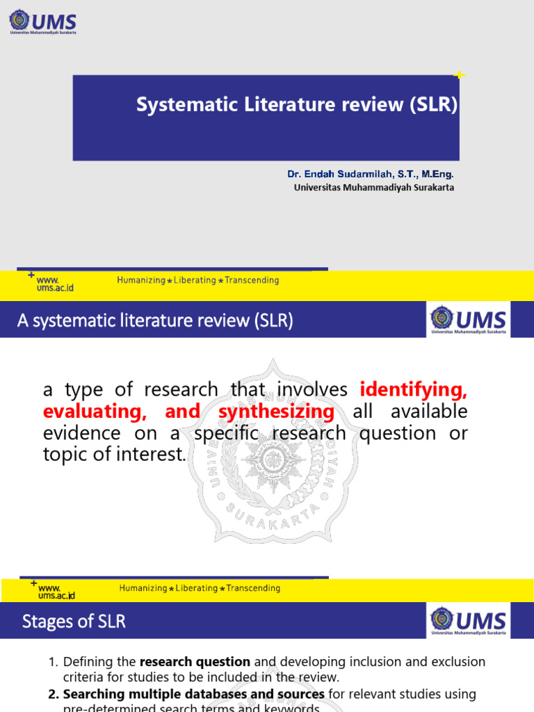 Systematic Literature Review | PDF | Systematic Review | Inquiry
