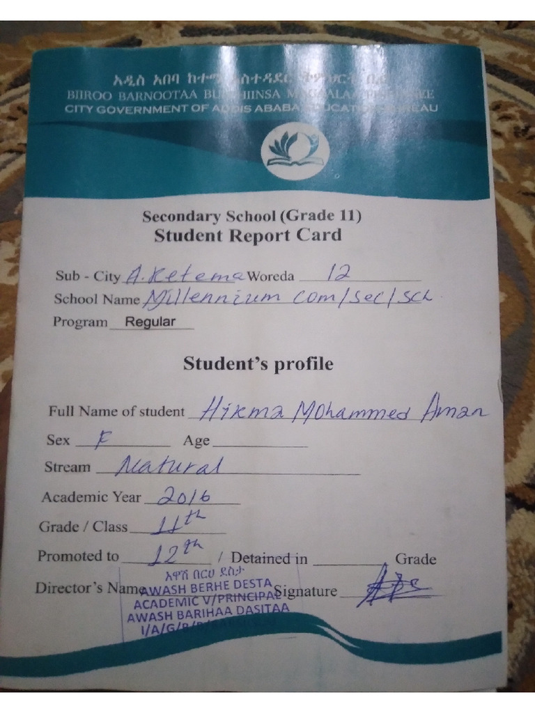 Report Card | PDF