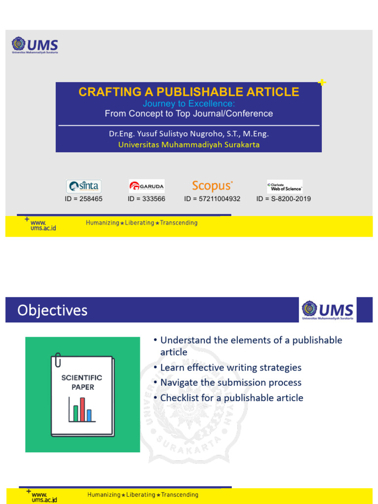 Crafting a Publishable Academic Article | PDF | Methodology | Citation
