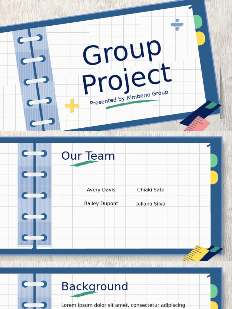 Project Presentation Notebook Style | PDF