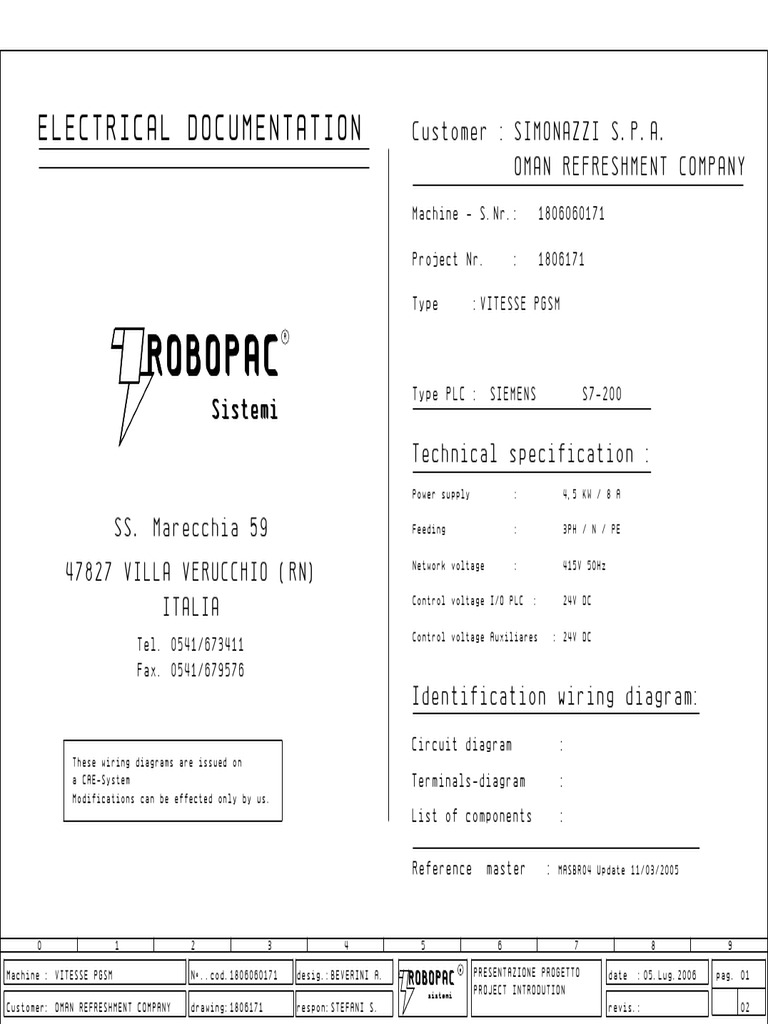 Electrical Documentation for VITESSE PGSM | PDF | Power Inverter ...