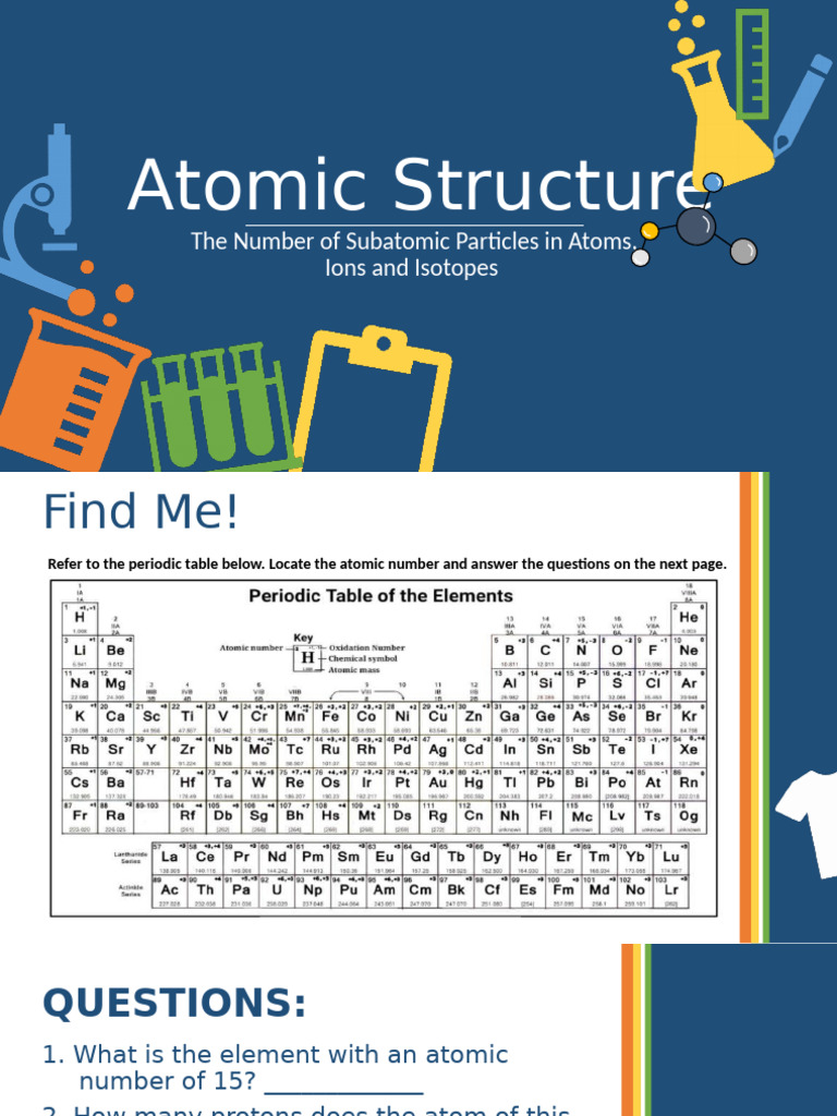 03 Atomic-Structure (Ions) | PDF | Ion | Atoms
