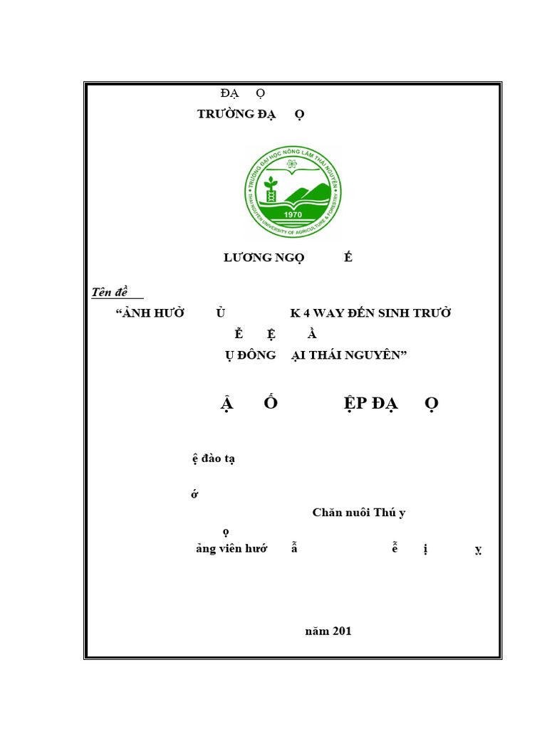 Ảnh Hưởng Của Acid Pak 4 Way Đến Sinh Trưởng Và Tình Hình Nhiễm Bệnh ...