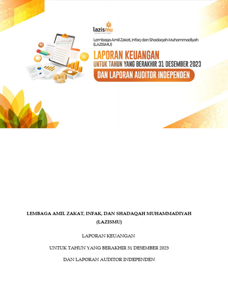 Laporan Keuangan Audited LAZISMU 2023 Full | PDF
