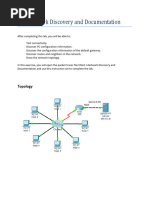 10.2.6 Packet Tracer - Use LLDP To Map A Network | PDF | Computer Network | Router (Computing)