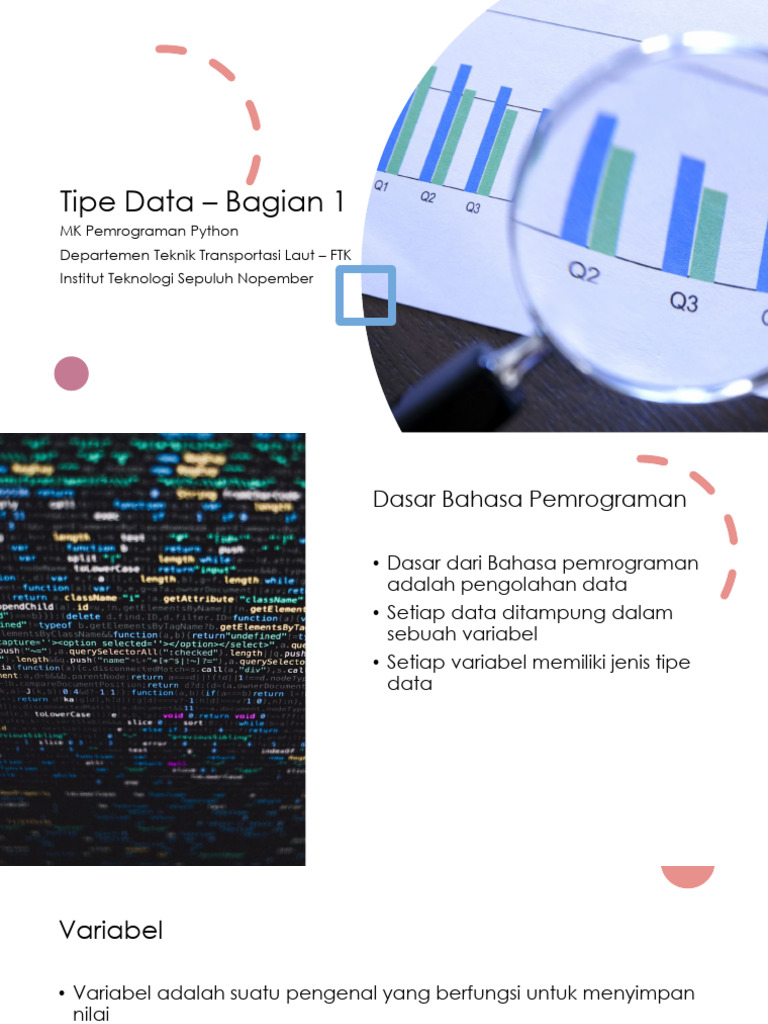 Pertemuan 6 - Tipe Data Bagian 1 | PDF