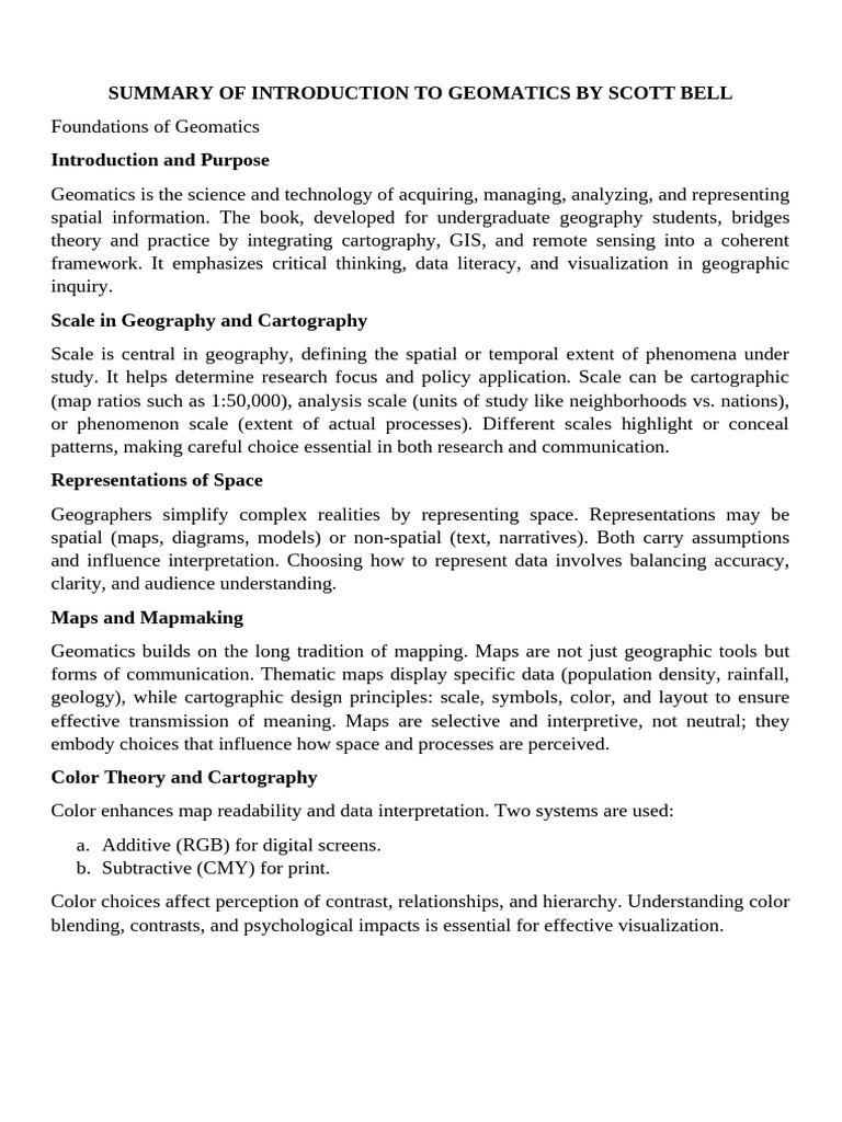 Geomatics Assignment 014845 | PDF | Geographic Information System | Cartography