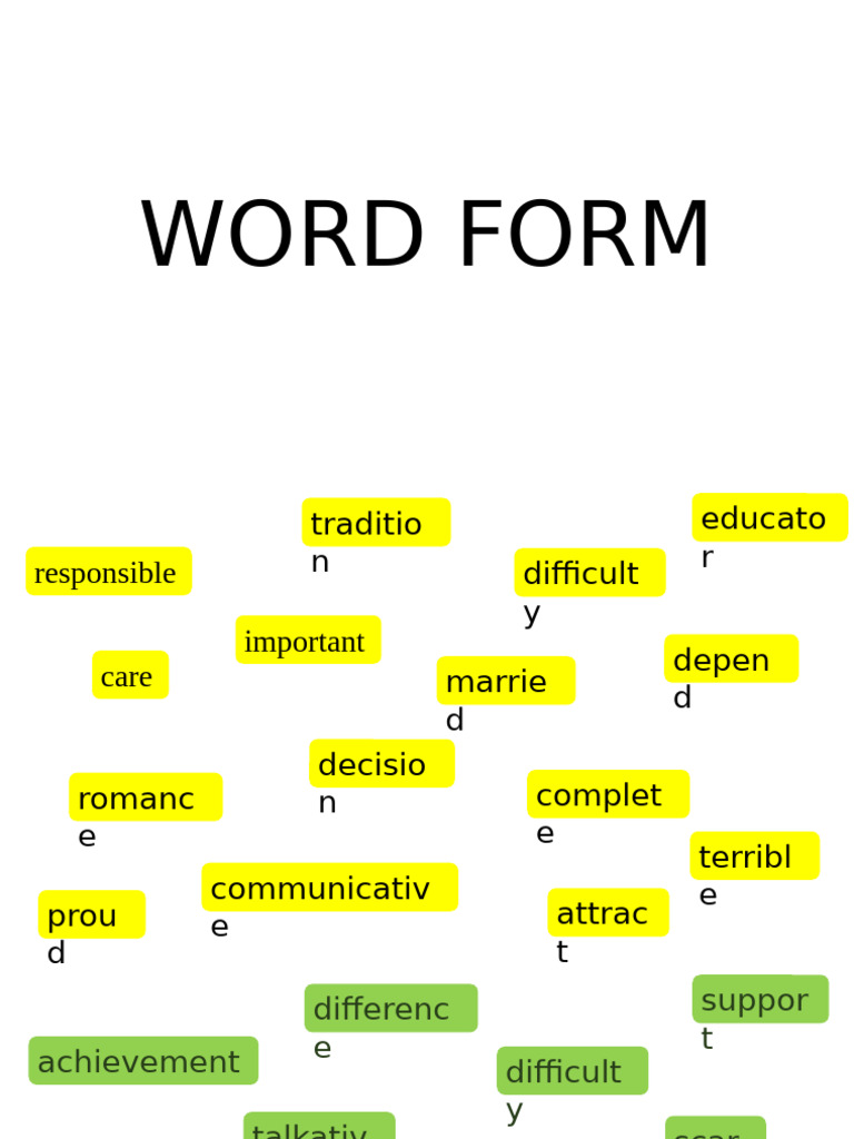 Word Form | PDF